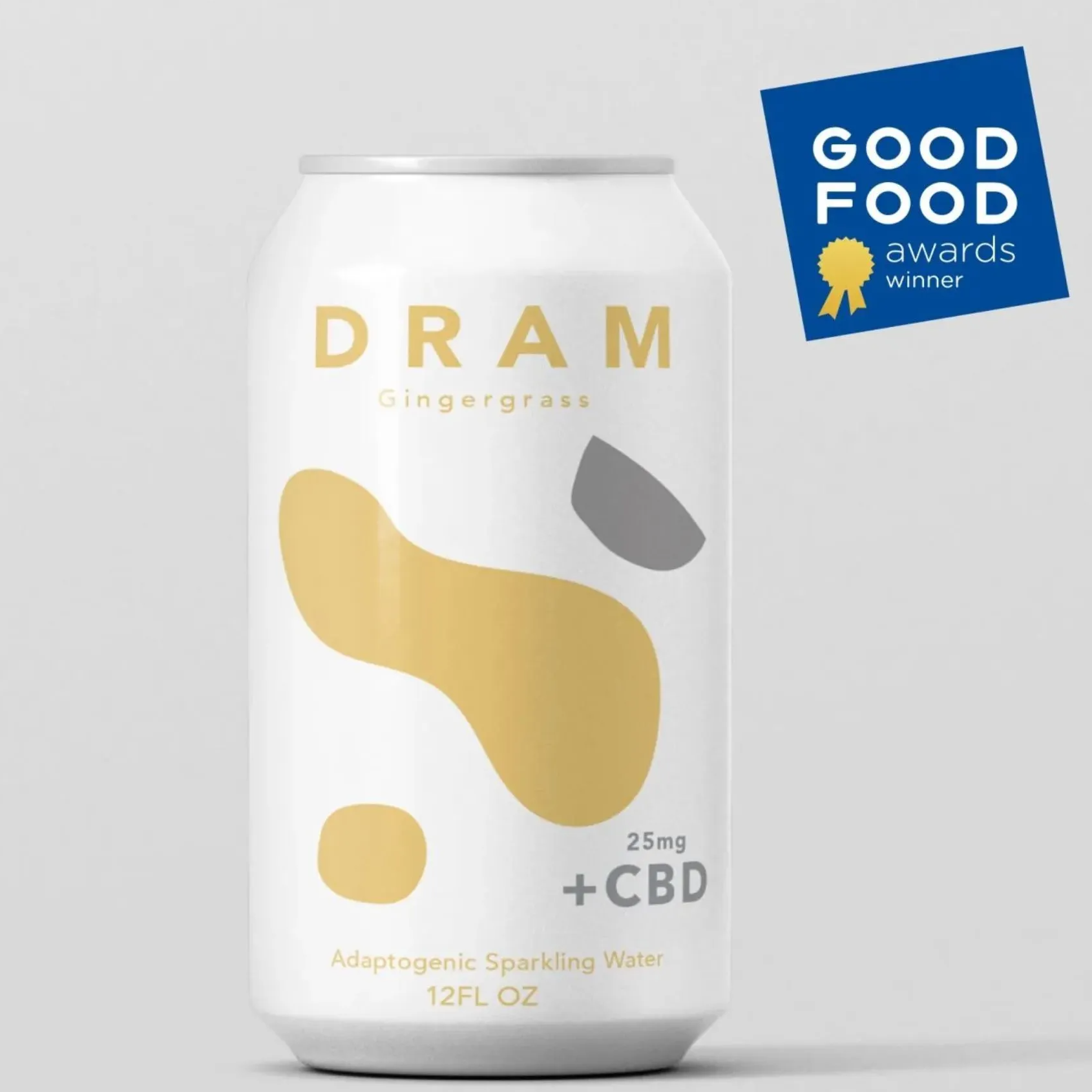 Dram Gingergrass Adaptogenic CBD Sparkling Water | The Open Road
