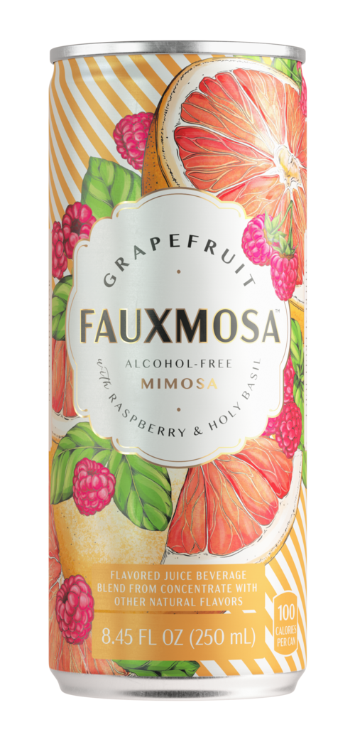 Fauxmosa Grapefruit with Raspberry & Holy Basil | The Open Road